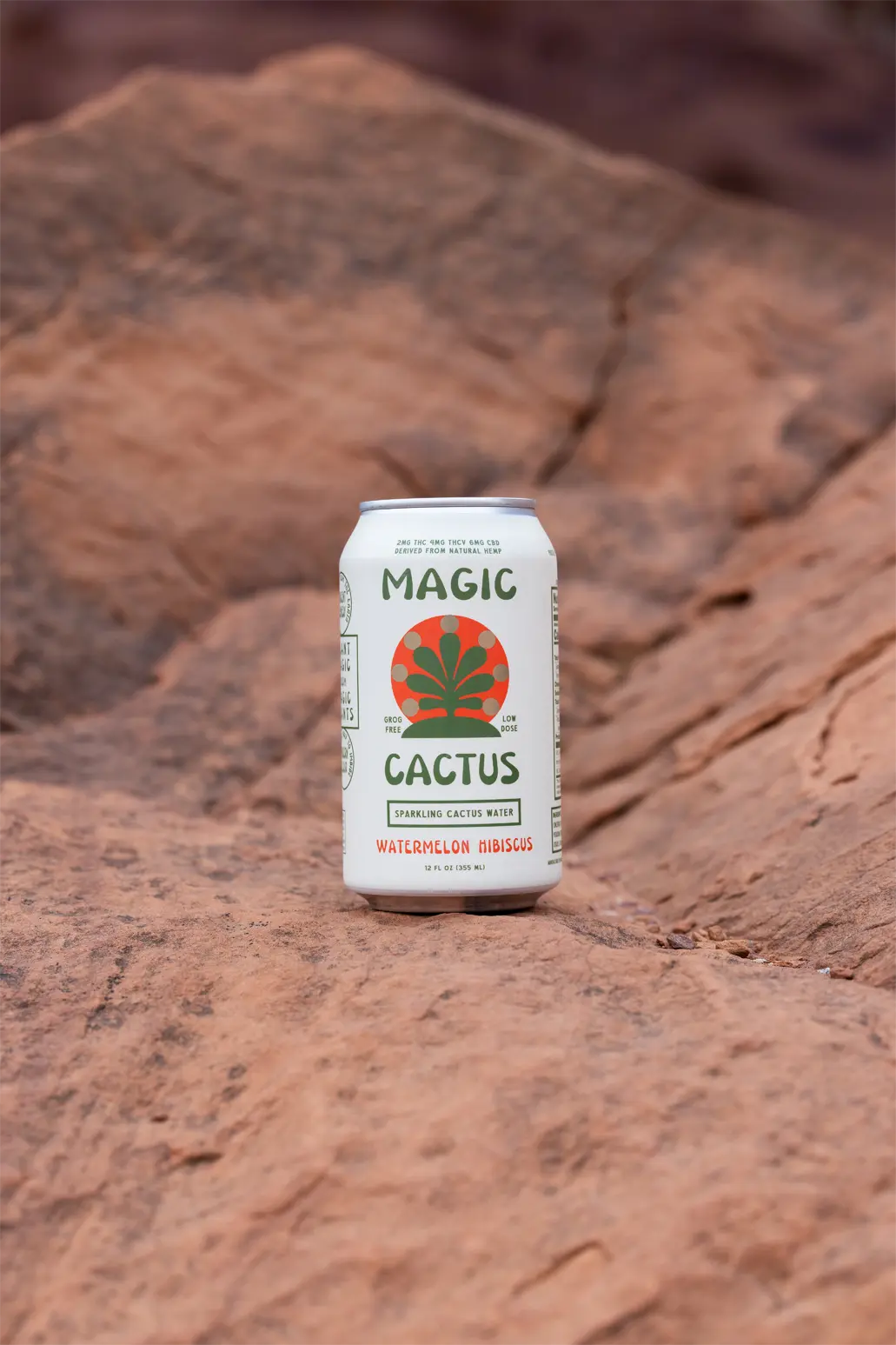 Buy Low Dose THC Drinks - WATERMELON HIBISCUS - MAGIC CACTUS